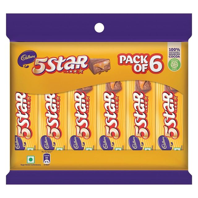Buy Cadbury 5 Star Chocolate Bar Kitted at ₹57 | Instant Online ...