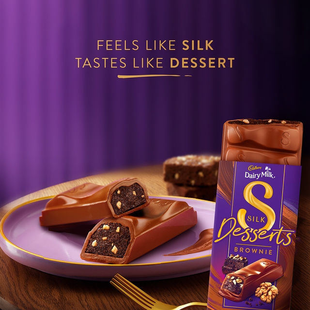 Buy Cadbury Dairy Milk Silk Desserts Brownie Chocolate Bar at ₹131 ...