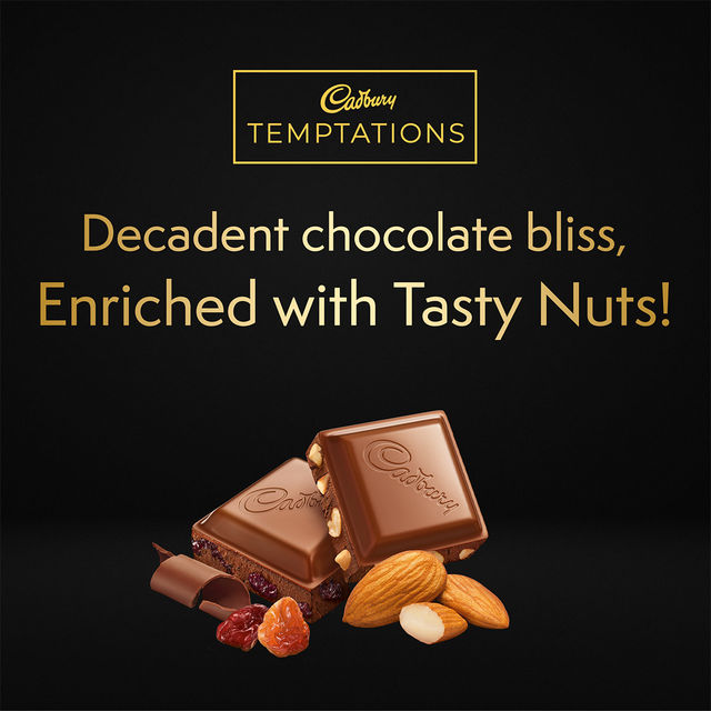 Buy Cadbury Temptations Rum & Raisins Premium Chocolate Bar Online ...