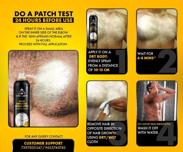 Buy Urban Gabru Hair Removal Cream Spray For Men Online - Price @ ₹599 ...