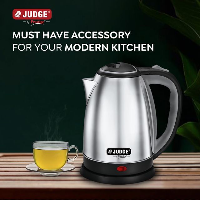 Buy Judge By Prestige 1.5 Litre Stainless Steel Electric Kettle ...