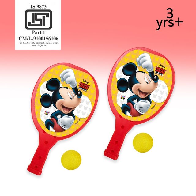 Buy Itoys My First Plastic Racket Set-mickey Mouse (Colour May Vary) at ...