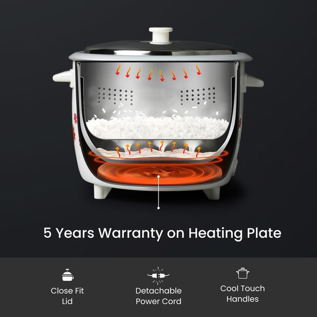 Buy Prestige 1.8 Litres 700 Watts Electric Rice Cooker (Prwo 1.8L),2 ...