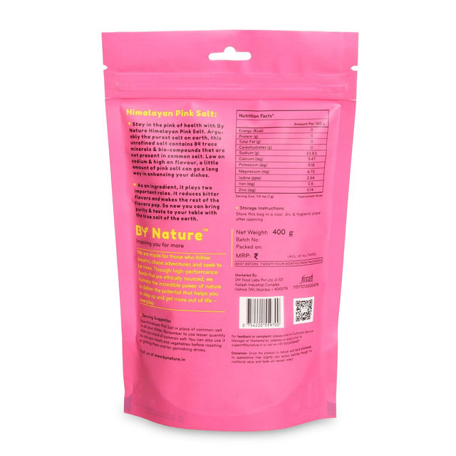 Buy By Nature Himalayan Pink Salt Salt In Fresh Mineral Rich Low Sodium ...