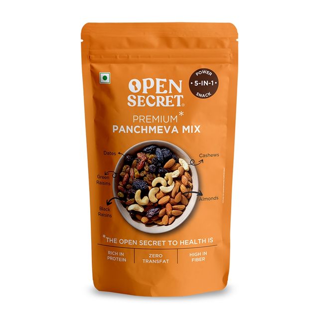 Buy Open Secret Panchmeva Dry Fruit Mix | Healthy Snacks 200 g X 2 ...