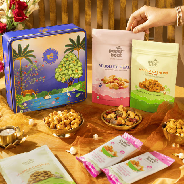 Buy Paper Boat Dry Fruits Gift Box - Gift Hamper Online - Price @ ₹950 ...