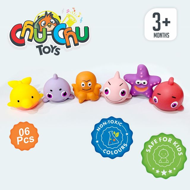 Buy Itoys Fish Squeeze Set 6 Pcs| Assorted Multicolour Vary at ₹399 ...