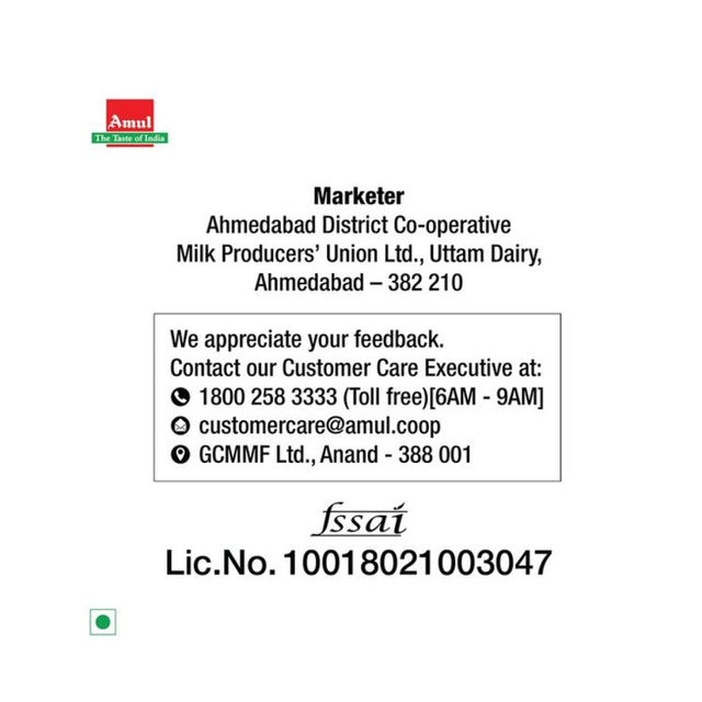 Buy Amul A2 Buffalo Fresh Milk 500 ml X 3 Combo Online - Price @ ₹114 ...