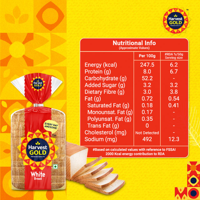 Buy Harvest Gold White Bread Online - Price @ ₹30 | Instant Delivery ...