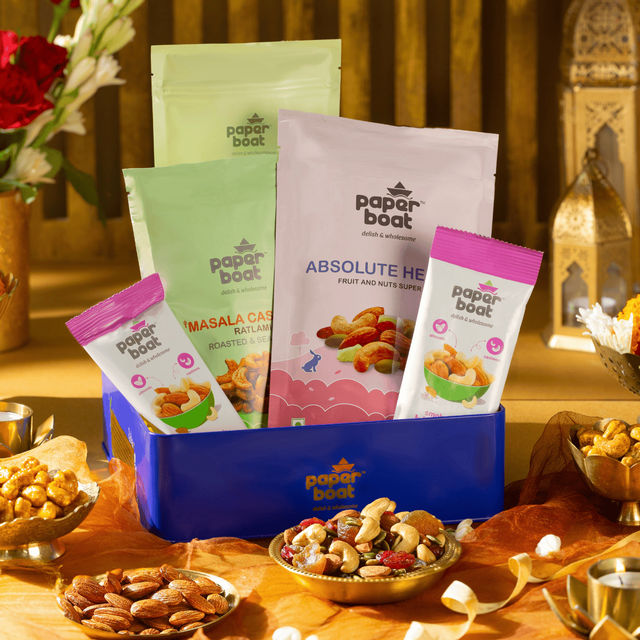 Buy Paper Boat Dry Fruits Gift Box - Gift Hamper Online - Price @ ₹950 ...