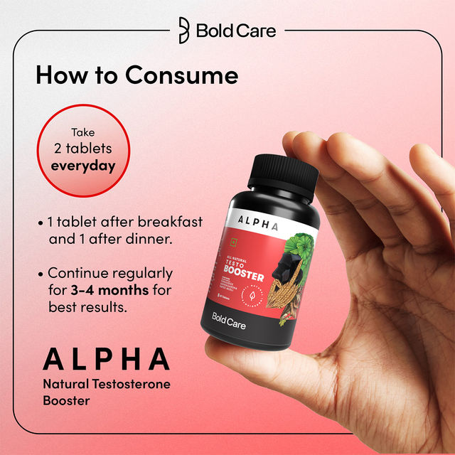 Buy Bold Care Alpha Testo Booster Supplement Online - Price @ ₹360 ...