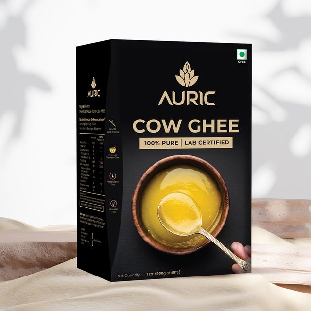 Buy Auric Cow Ghee | Lab Certified | 100% Pure - Natural Ghee Online ...