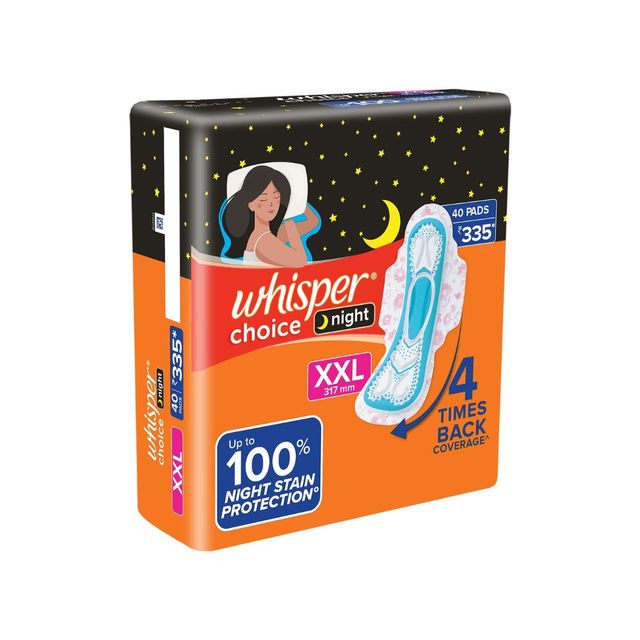 Buy Whisper Choice Nights XXL Sanitary Pads Online - Price @ ₹267 ...