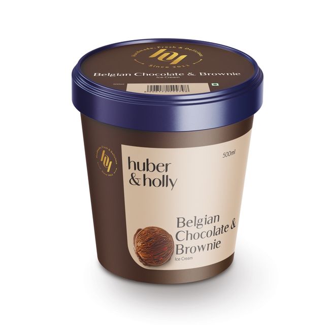 Buy Huber & Holly Belgian Chocolate & Brownie Tub Online - Price @ ₹280 | Instant Delivery | Zepto
