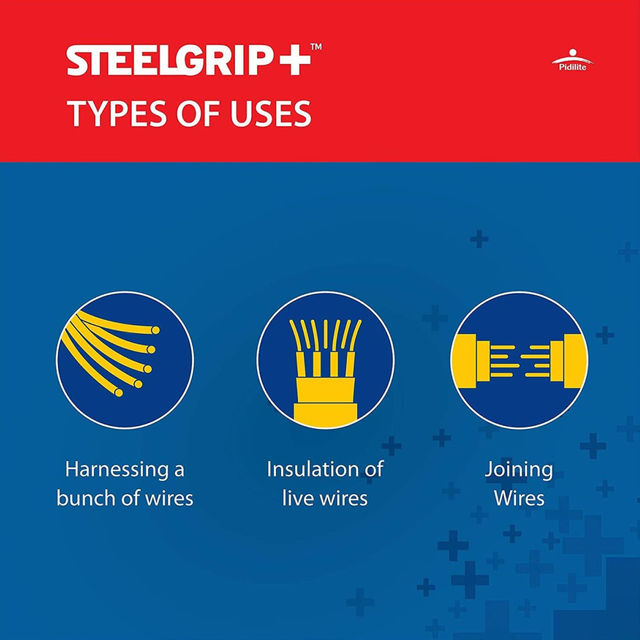 Buy Steelgrip Electrical Insulation Tape - PVC | ISI Approved Online - Price @ ₹15 | Instant ...