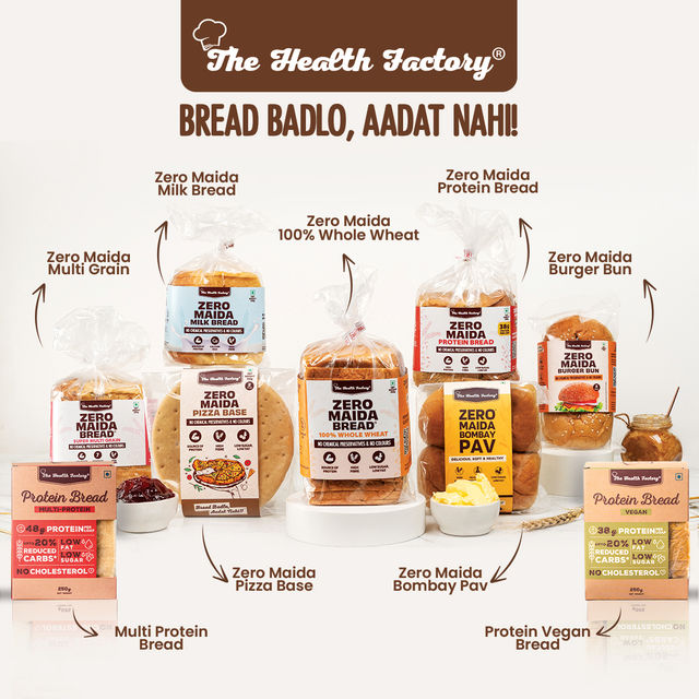 Buy The Health Factory Vegan Protein Bread Online - Price @ ₹95 ...