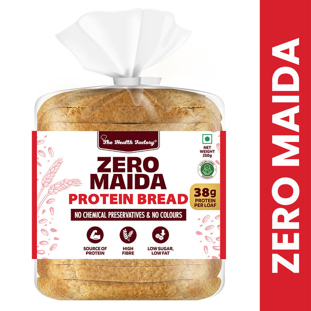 Buy The Health Factory Protein Bread - Zero Maida 250 g Combo Online ...