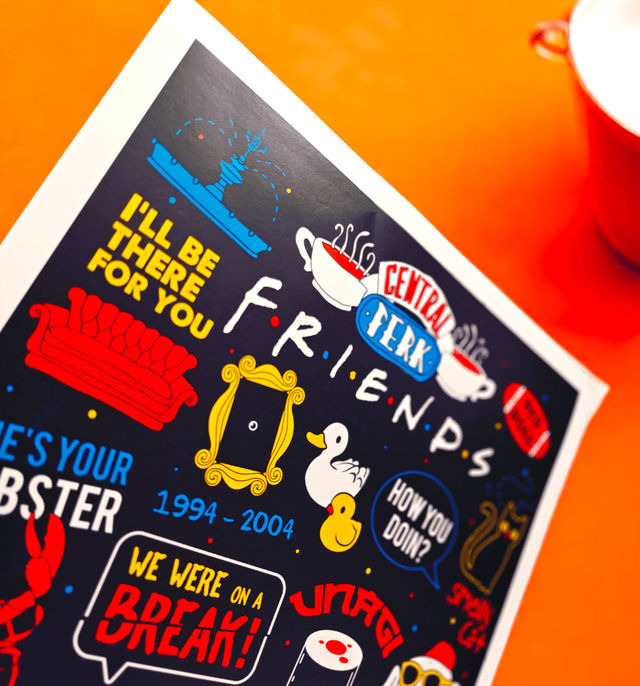 Buy House Of Festivals F.R.I.E.N.D.S Infographic- Friends Official ...