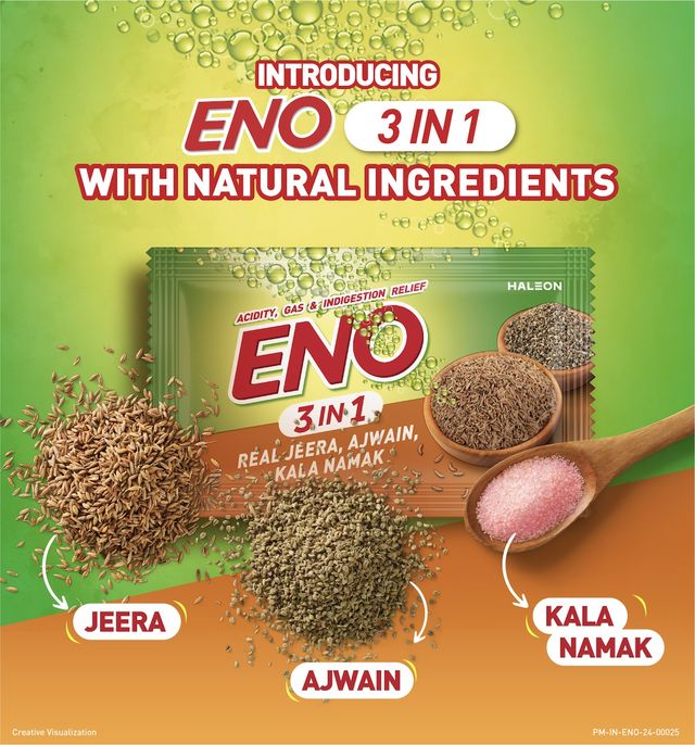 Buy ENO 3 In 1 With Real Jeera, Ajwain & Kala Namak & Power Of ENO ...