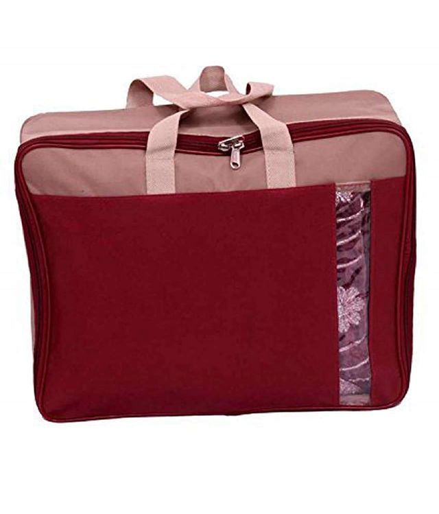 Buy Kuber Industries Rexine Lahenga Bag | Beige at ₹229 | Instant ...