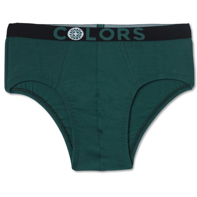 Buy Rupa Colors Kid's Mini Brief Junior Style 109 Teal Green & Brown ...