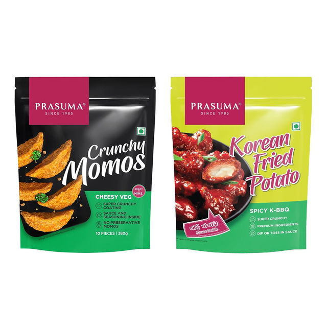 Buy Prasuma Crunchy Momos | Kurkure Momos - Cheesy Veg(380gms ...