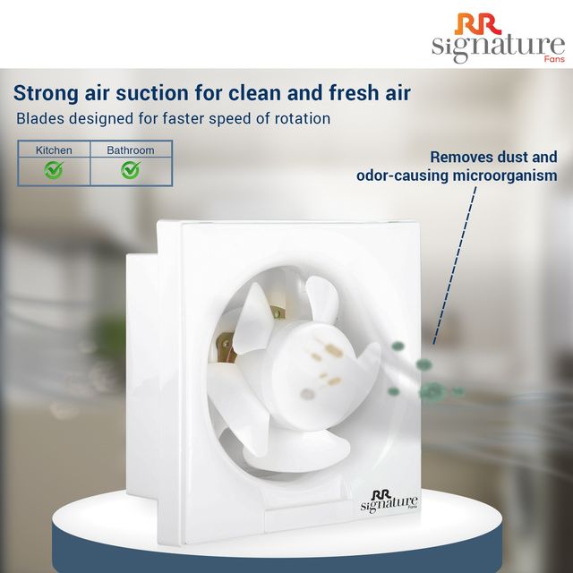 Buy RR Signature Vento Deluxe Exhaust Fan, 250mm, Rust Proof Body and ...