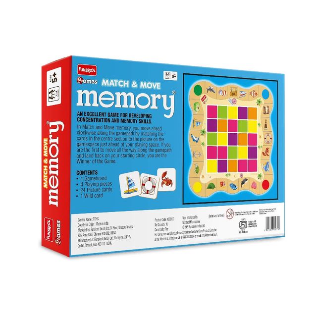 Buy Funskool Games Memory Match & Move Online - Price @ ₹289 | Instant ...