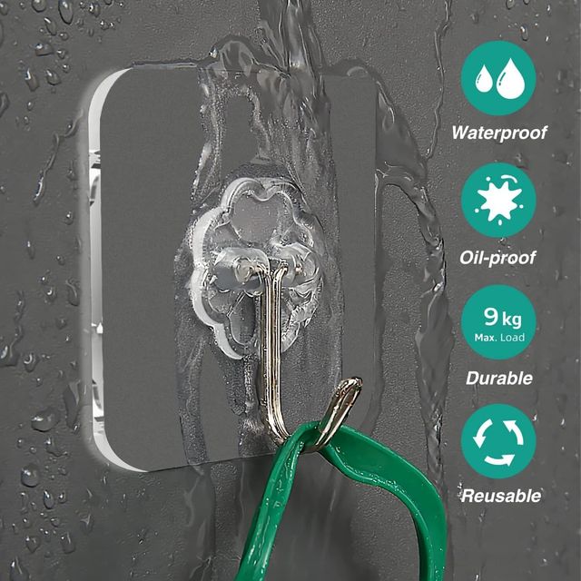 Buy Daluci Strong Adhesive Hook For Home-Office and Kitchen Use | Pack ...