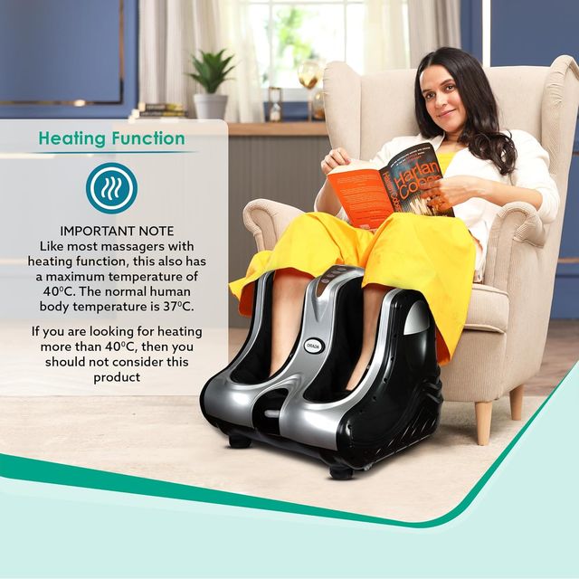 Buy Agaro Amaze Foot Calf Leg Massager Machine With Vibration Heat 3 Massage Levels 4 Motors at 11999 Instant Online Delivery Zepto