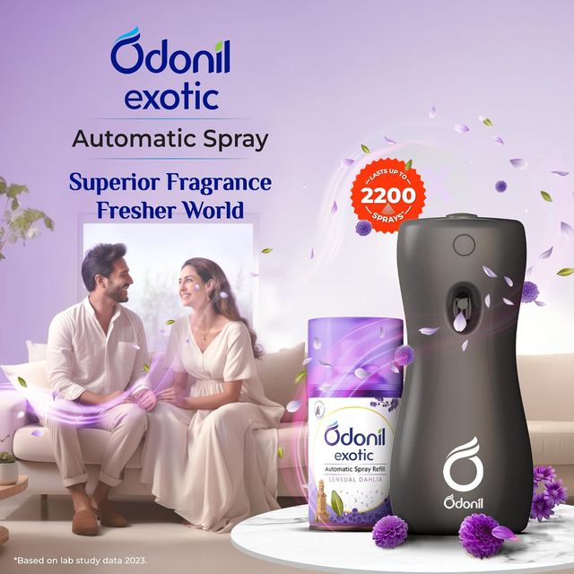 Buy Odonil Exotic Sensual Dahlia Automatic Room Freshener Spray Refill ...