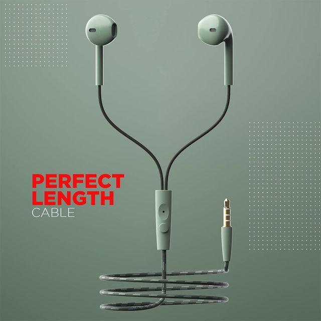 Buy boAt Bassheads 105 Wired in Ear Earphones with Mic (Iguana) Online ...