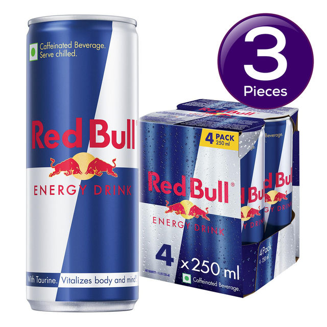Buy Red Bull Energy Drink | 4 Pack 1 l Combo Online - Price @ ₹1182 ...