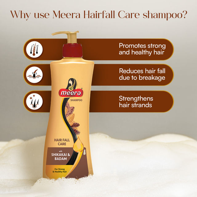 Buy Meera Hairfall Care Shampoo With Goodness Of Badam and Shikakai For ...
