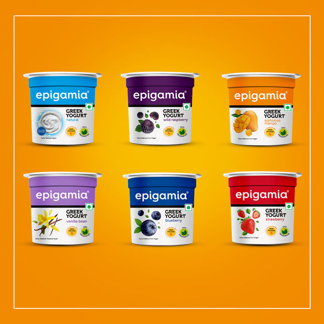 Buy Epigamia Natural Greek Yogurt(90gms), Epigamia Blueberry Greek ...
