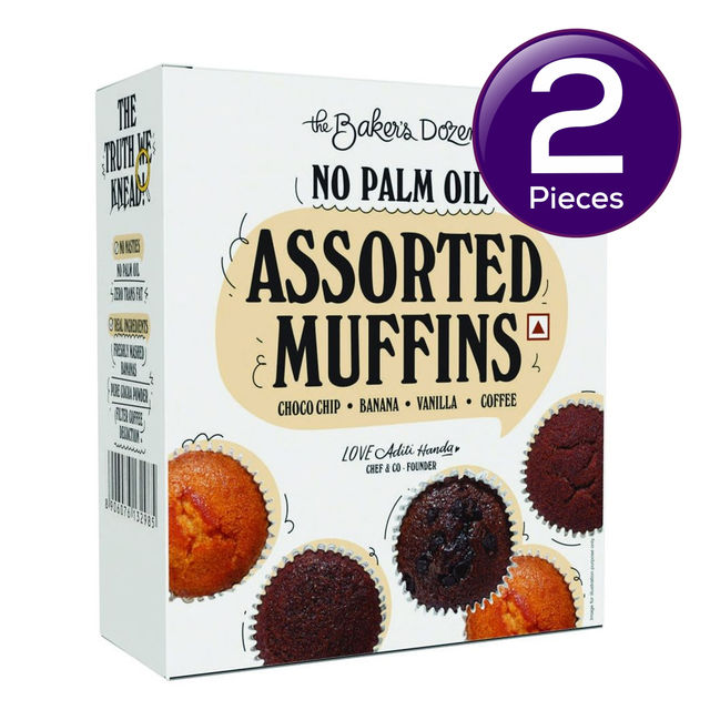 Buy The Baker's Dozen Assorted Muffins 165 g Combo Online - Price ...