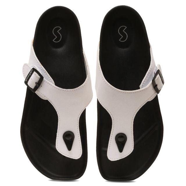 Buy Solethreads Pharaoh White Sandals for Men | Size India/UK 10 at ...