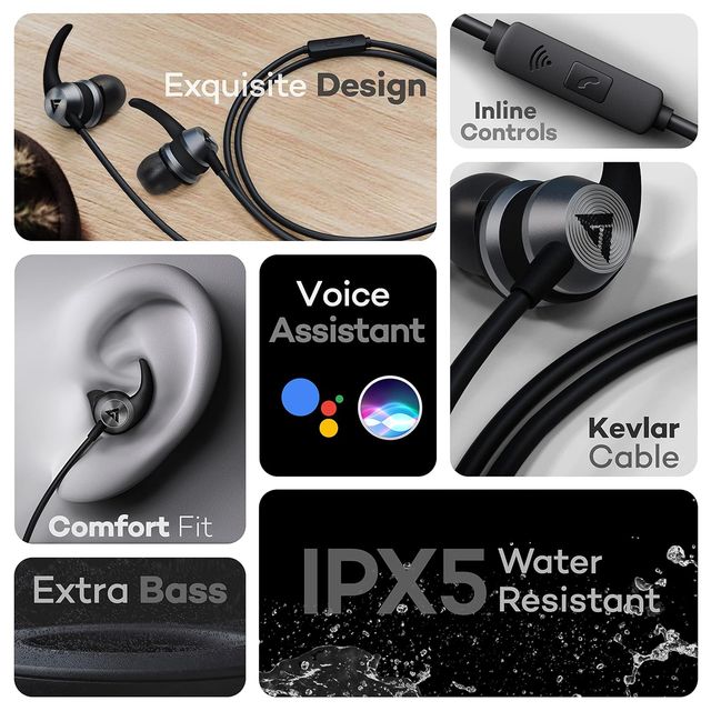 Buy Boult Audio X1 Pro with Type-C Connector, Dynamic Drivers, In-line ...