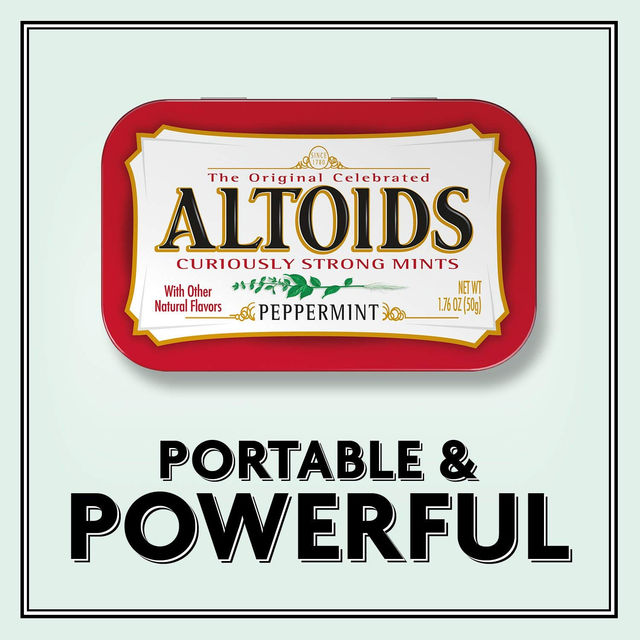 Buy Altoids Curiously Strong Mints Peppermint Pouch Online - Price ...