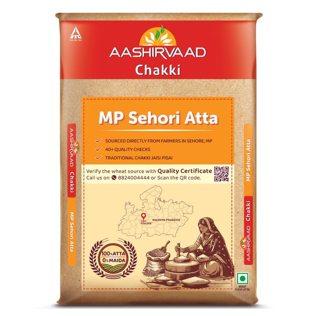 Buy Aashirvaad Chakki MP Sehori Atta | Gahu Lot | Gahu Peeth | Atta ...