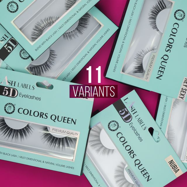 Buy Colors Queen Lash Labels 5D Eyelashes for Women | Dramatic Online ...