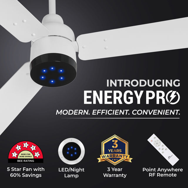 Buy RR Signature Energy Pro BLDC Ceiling Fan, 1200mm, 5 Star, Miraj ...