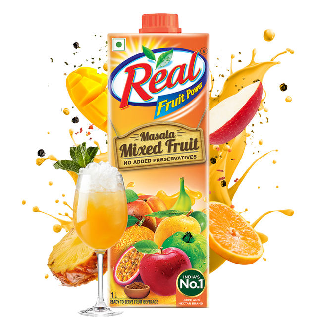 Buy Real Fruit Power -Masala Mixed Fruit Juice Tetrapack Online - Price ...