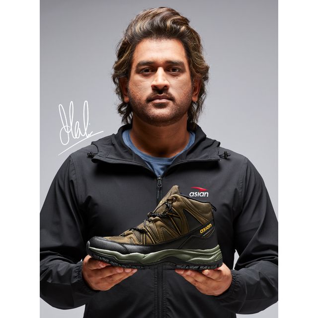 Buy Asian Everest-21 Trekking Shoes For Men Olive Black | UK-10 Online ...