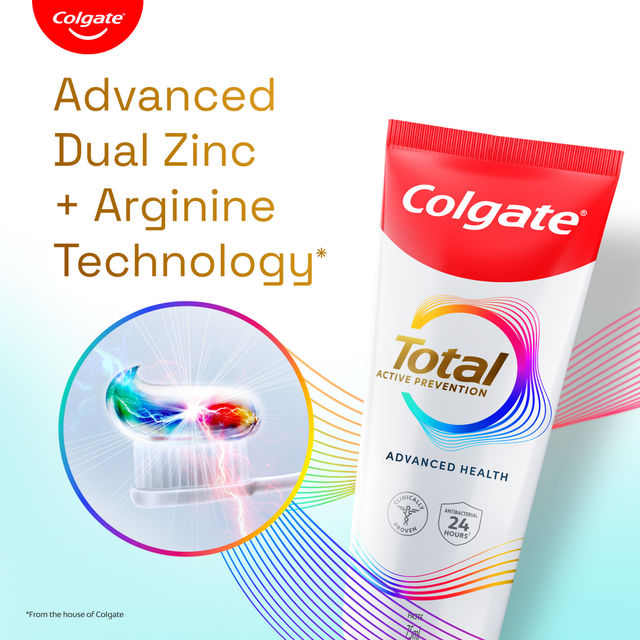 Buy Colgate Total Advanced Health Antibacterial Toothpaste, Whole Mouth Health (Combo Pack ...