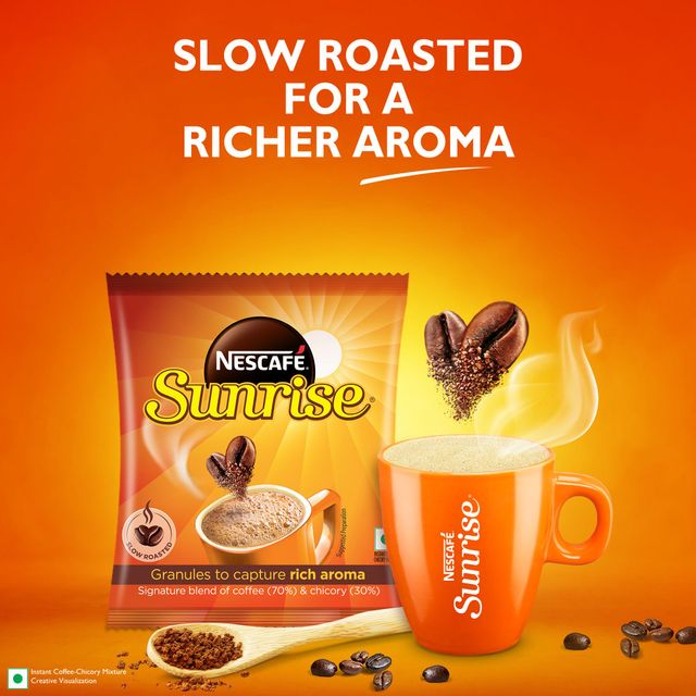 Buy Nescafe Sunrise Instant Coffee Powder- Rich Aroma, Coffee-Chicory ...