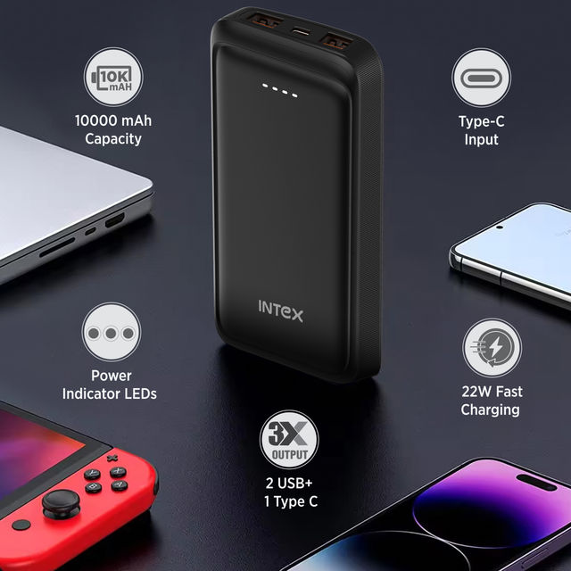 Power bank intex 10000mah store
