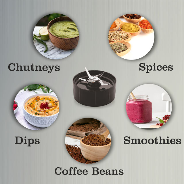 Buy NUTRIPRO Nutri Blender Juicer Mixer Grinder 500W- 2 Jars & 1 Blade ...