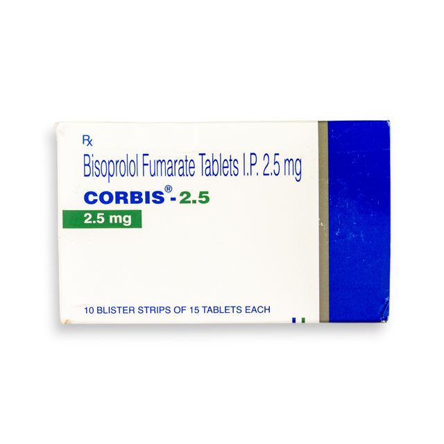 Buy Corbis-2.5 Tablets Online - Price @ ₹76 | Instant Delivery | Zepto
