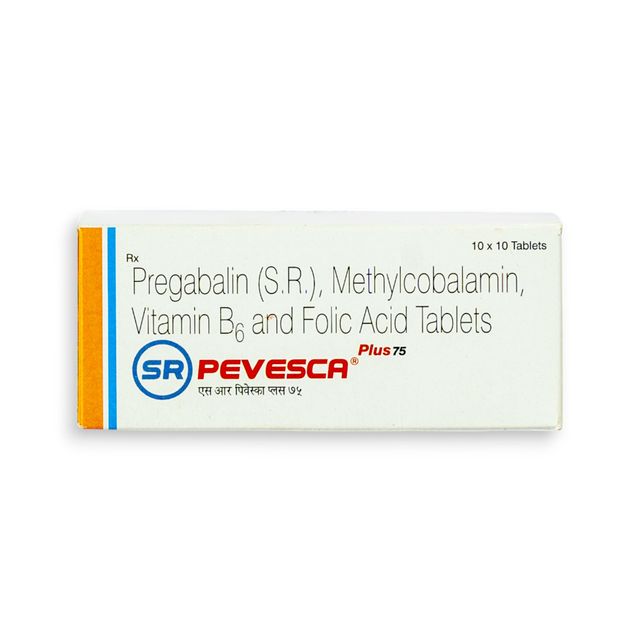Buy SR Pevesca Plus 75 Tablet at ₹181 | Instant Online Delivery | Zepto